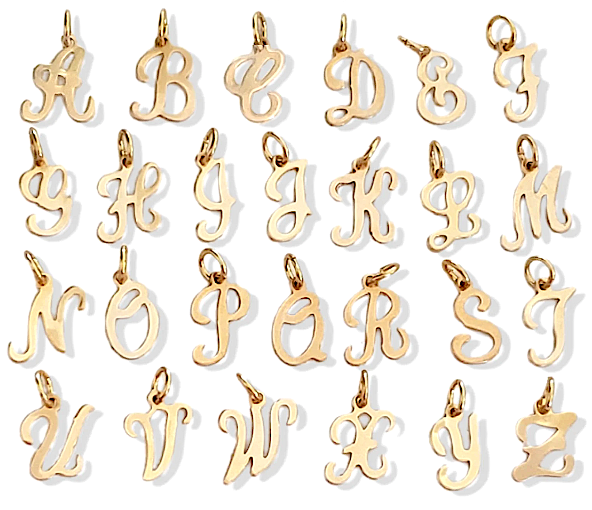 Eden Initial Charms - Gold,Silver | Misuzi